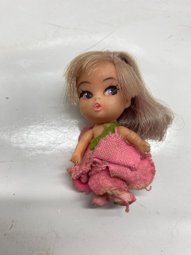 VINTAGE 1968 HASBRO DOLL ROSE FLOWER DARLING 3" KIDDLE | eBay