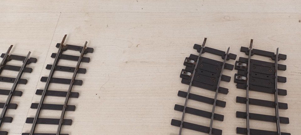 O gauge 7mm LIMA Track Pieces USED Lot of Track SPARES etc Curve ...
