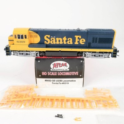 Atlas HO Scale Santa Fe ATSF #6319 GE U23B Diesel Locomotive DC Powered ...