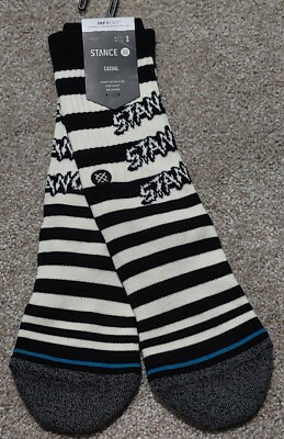 New! Stance Infiknit Size Small Casual Socks Striped "Jail Card" | eBay