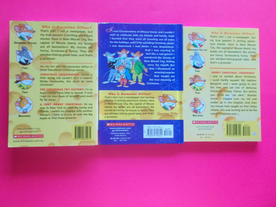 GEROMIMO'S MERRY CHRISTMAS COLLECTION & A CHRISTMAS TALE x 3 by ...