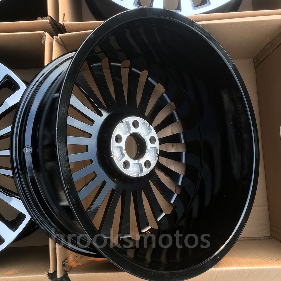 22" MULT SPOKE M STYLE WHEELS RIMS FIT FOR LAND CRUISER LEXUS LX570 ...