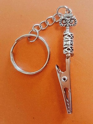Owl Antiqued Silver Roach Clip / Key Chain - Hand Crafted | eBay