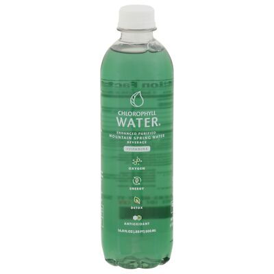 Chlorophyll Water Water Spring Mountain Purified 16.9 fl oz (Pack of 12 ...