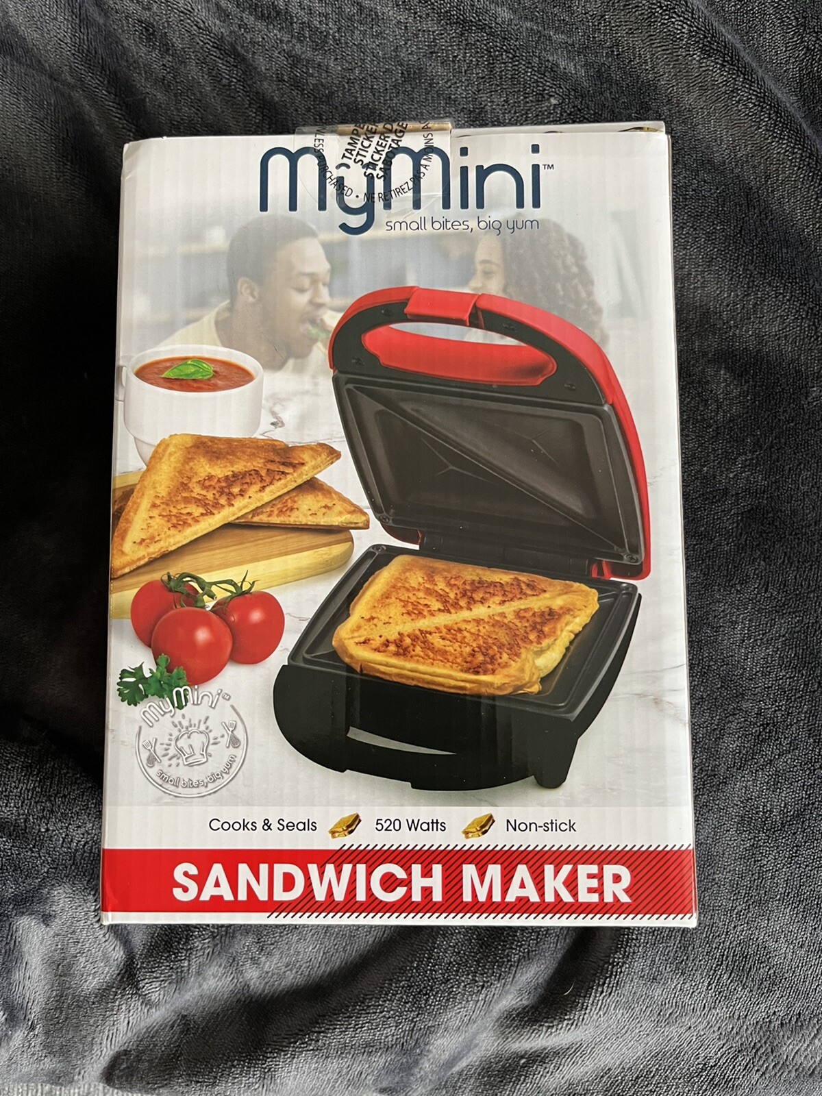 Nostalgia My Mini Personal Electric Sandwich Maker Red Brand Grilled ...