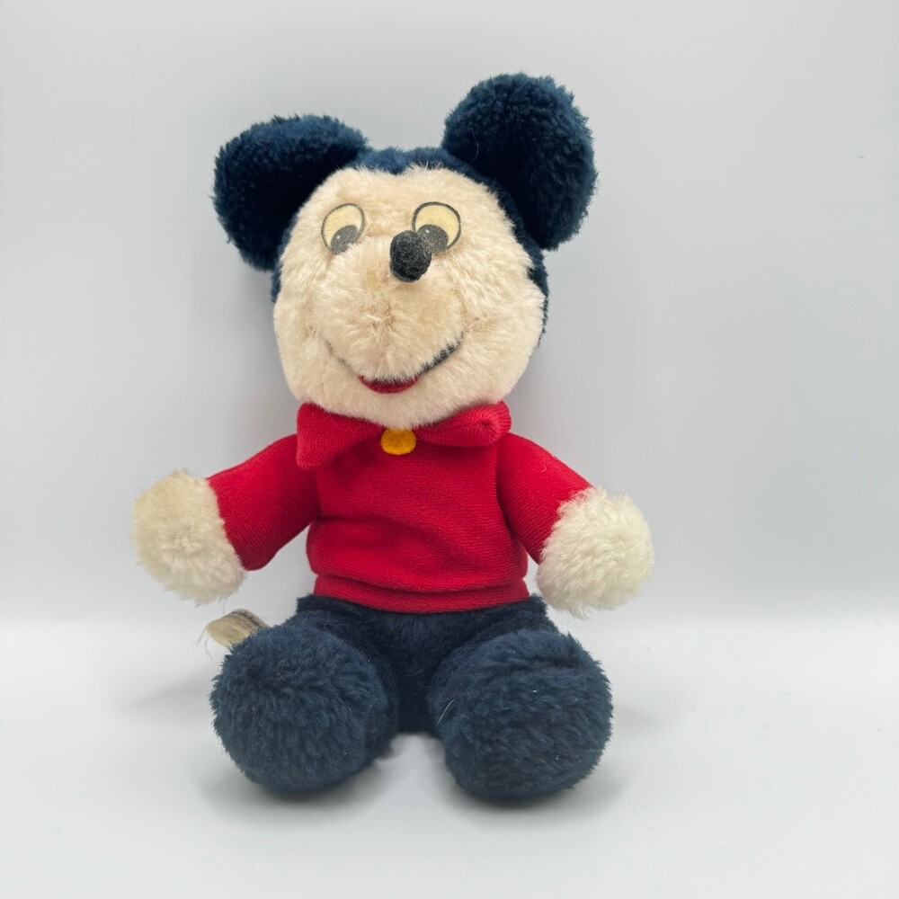 Vintage Walt Disney Productions Knickerbocker Mickey Mouse Plush Toy ...