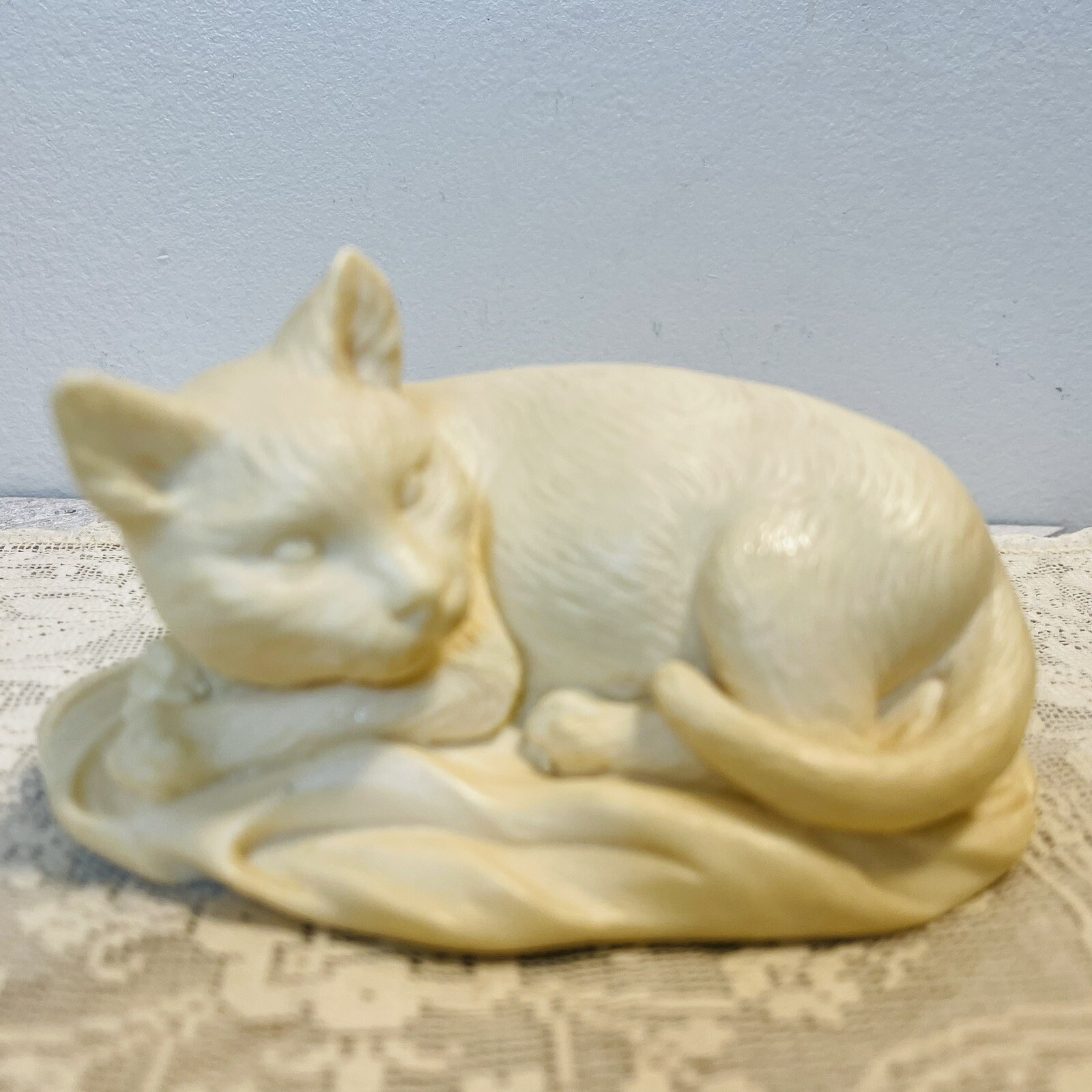 Vintage A Giannelli Signed Alabaster Cat Kitty Figurine Statue Italian ...