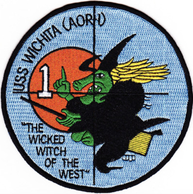 5" NAVY USS WICHITA AOR-1 EMBROIDERED PATCH | eBay