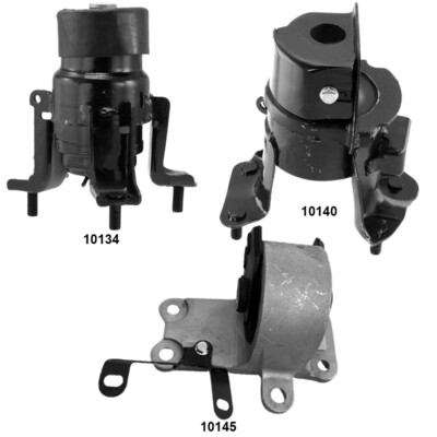 Rear & Front Engine Mounts W. Left Auto Trans Mount 3PCS for Toyota ...