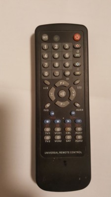Universal black remote control used | eBay UK