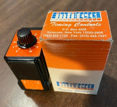 INFITEC CMR3502 TIMING RELAY .3-10 seconds 10A/120V 8-PIN NEW NEW NEW ...