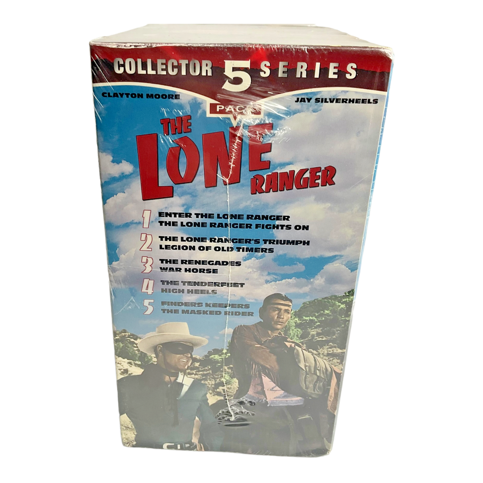 Collector's Series 5 Pack Lone Ranger VHS 2002 5-Tape Western Set ...