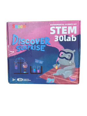 SNAEN Discover Surprise Science 30 Experiment Kit Stem Open But New | eBay