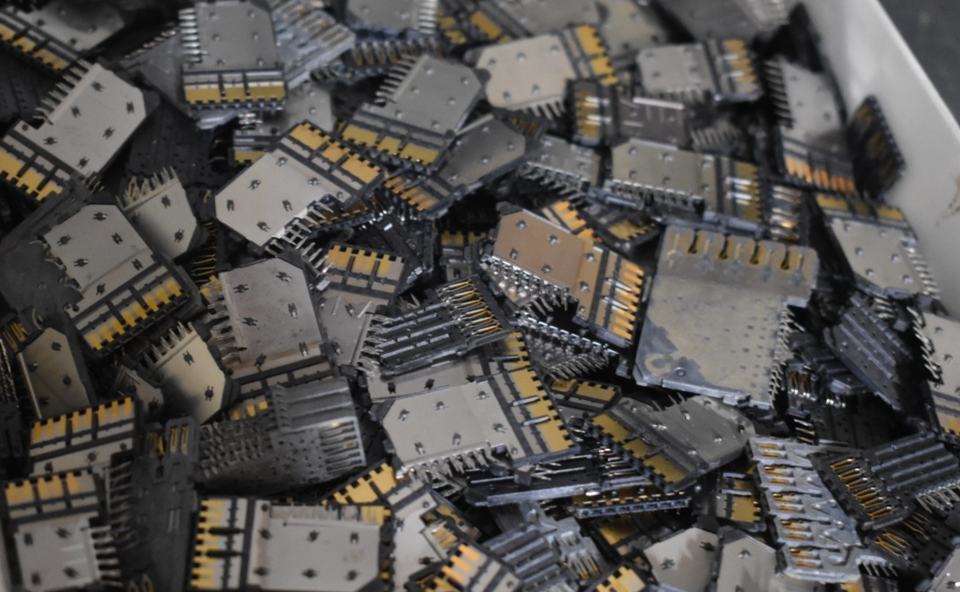 29oz CISCO SUN SCRAP recovery TELECOM connector SOCKET pin pads GOLD ...