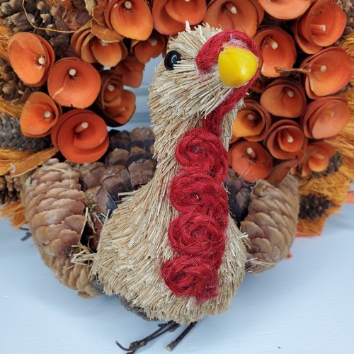 Decorative Turkey Thanksgiving Day Turkey Decorative Wicker Turkey | eBay