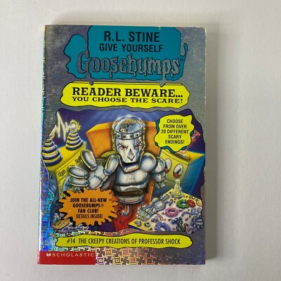 Give Yourself Goosebumps #14 Creepy Creations Of Professor Shock - 1st ...