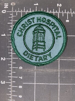 Vintage Christ Hospital Dietary Patch Medical Center Health Systems ...