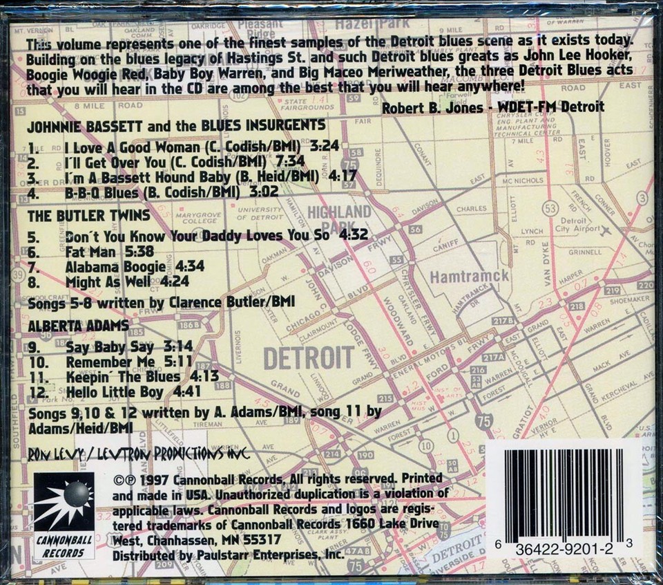 CD Johnnie Bassett, The Butler Twins, Alberta Adams - Blues Across ...