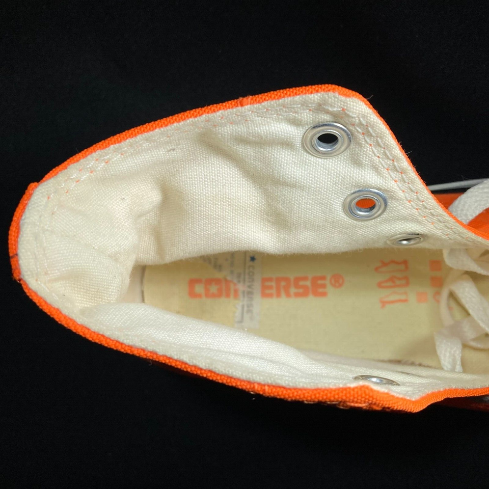 Converse Neon Orange All Star Chuck Taylor High Tops Men 4 /Women 6 | eBay