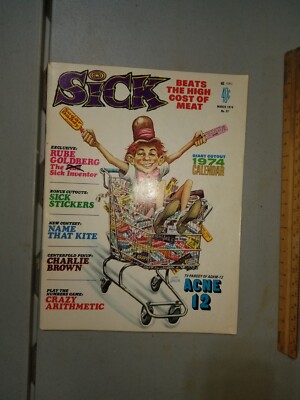 Vintage SICK Magazine March 1974 Mo, 97 | eBay