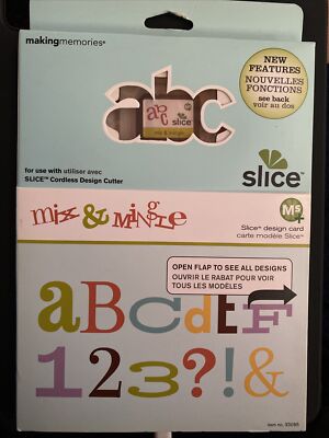 BRAND NEW SLICE DESIGN CARD MAKING MEMORIES MIX & MINGLE | eBay