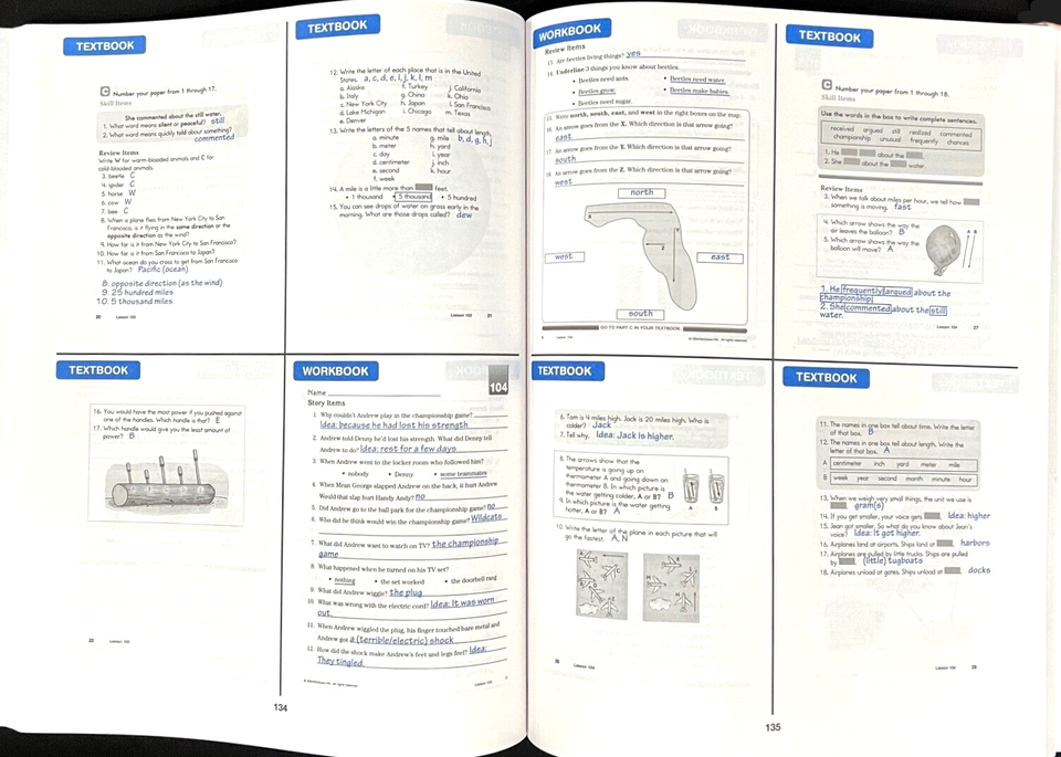 2nd Grade - SRA READING MASTERY - ANSWER KEY - TEACHER GUIDE (Signature ...