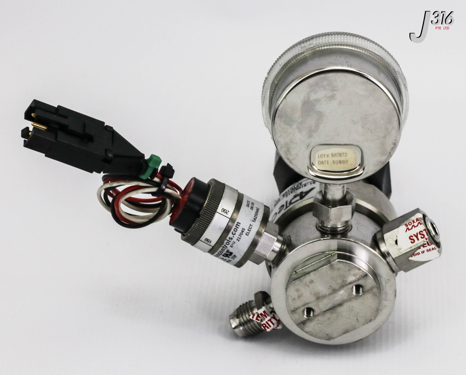 14513 APTECH SGL STAGE REG W PR GAUGE & PR SWITCH AP1010S 4PW MV4 FV4 ...