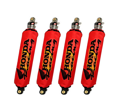Red Shock Covers Honda TRX450R 2004-2009, Set 3, ATV Parts | eBay