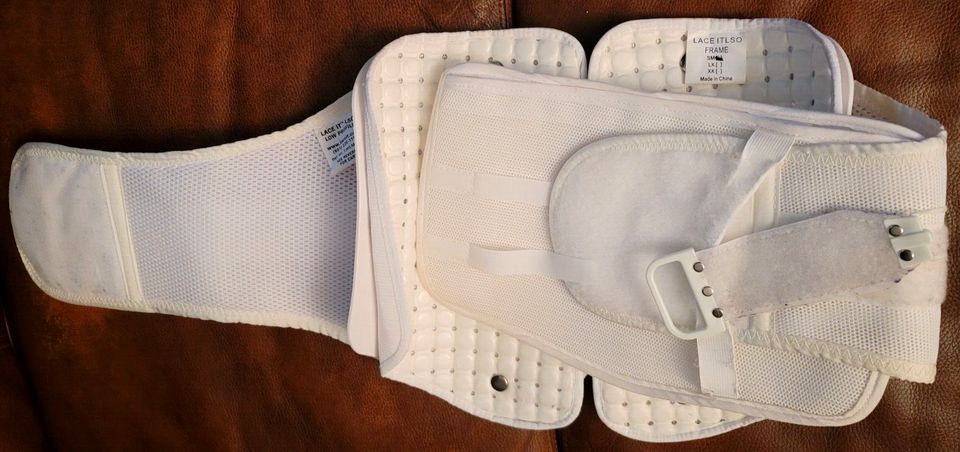 LACE IT LSO Frame Clamshell Back Lumbar Spine Brace size MEDIUM (30 ...