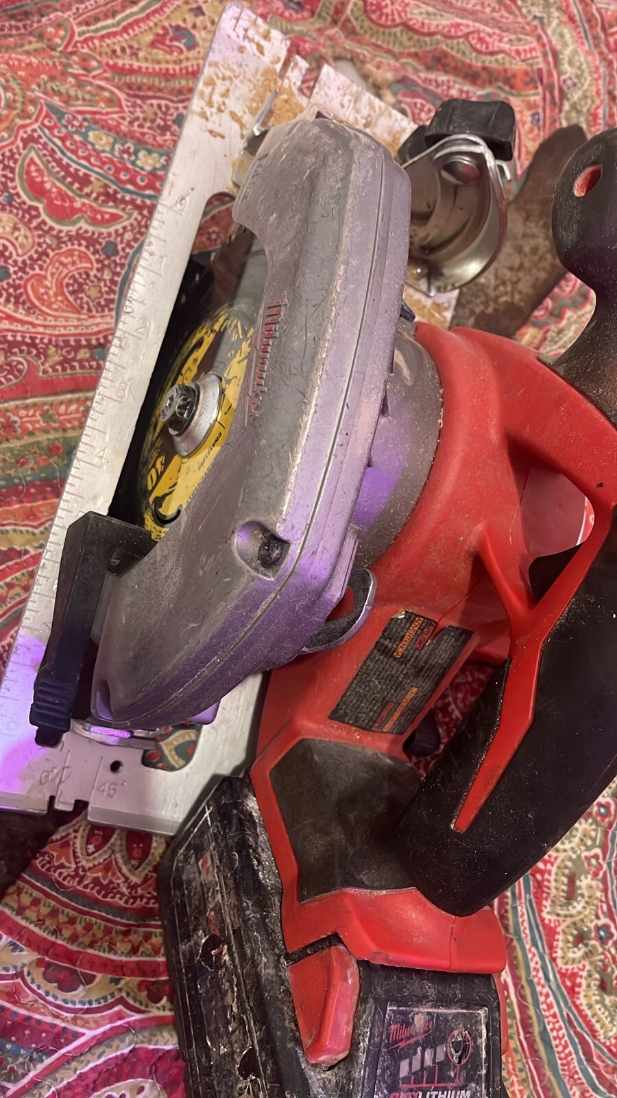 Milwaukee M18 Brushless 7-1/4" Circular Saw - Gray/Red 45242563159 | eBay