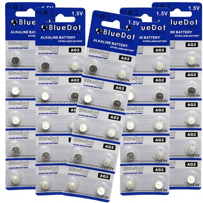 NEW! 50 X LR59 AG2 396A LR726 SR726SW SR59 397B 2016 1.5V ALKALINE CELL ...