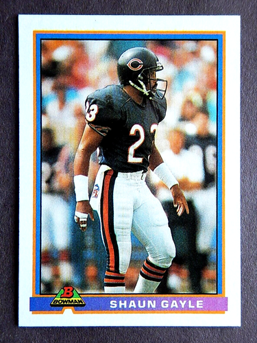 Shaun Gayle #52 Bowman 1991 Football Card (Chicago Bears) VG | eBay