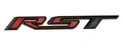 1x Generation RST Fender Tailgate Emblem Badge for 2019-2021 Black Red ...