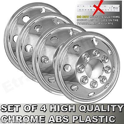 16" Inch For Iveco Daily Chrome Wheel Trims Van Hub Caps x4 NOT TWIN ...