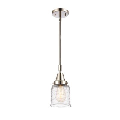 Innovations FR Bell 1 Light LED Mini Pendant, 1S, PN/Deco - 447-1S-PN ...