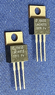 LM340T5 NSC UA7805 TO-220 TYPE PKG! 5V VOLT REG NOS LAST ONES QTY-1 | eBay