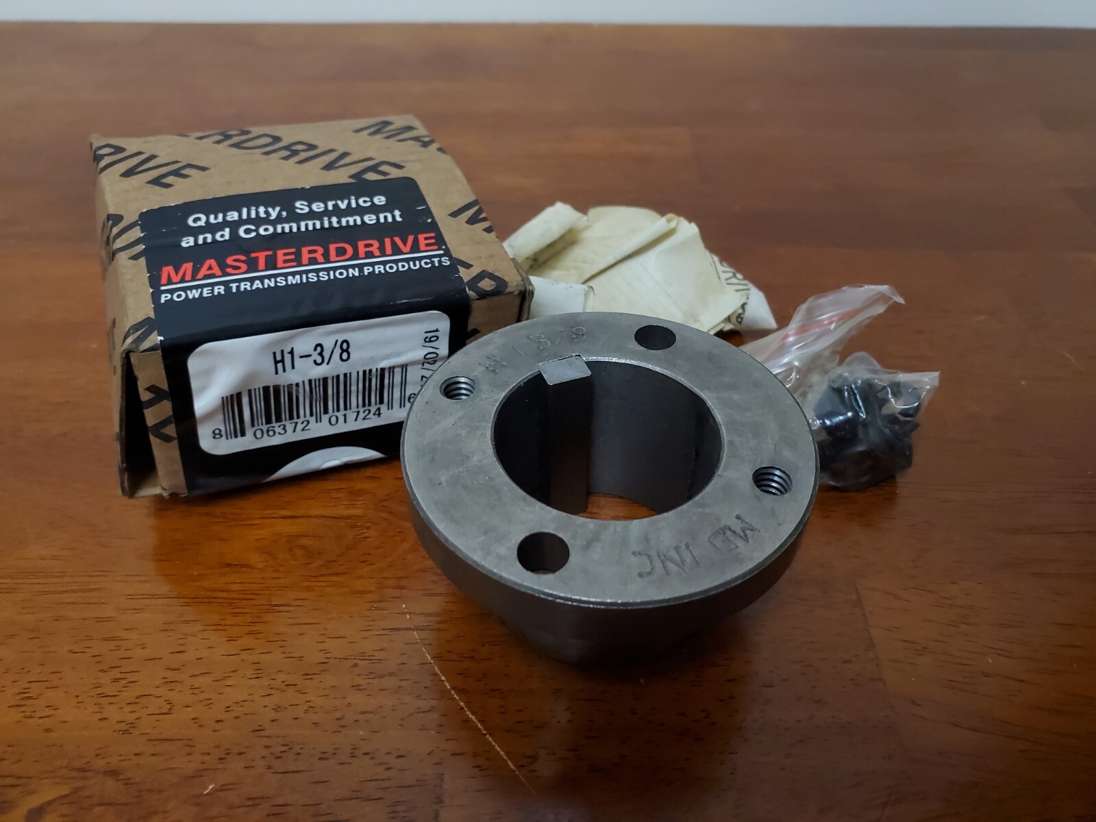 H1-3/8" Double Split Taper Bushing H 1 3/8" Bore W/ Keyway H Bushing ...