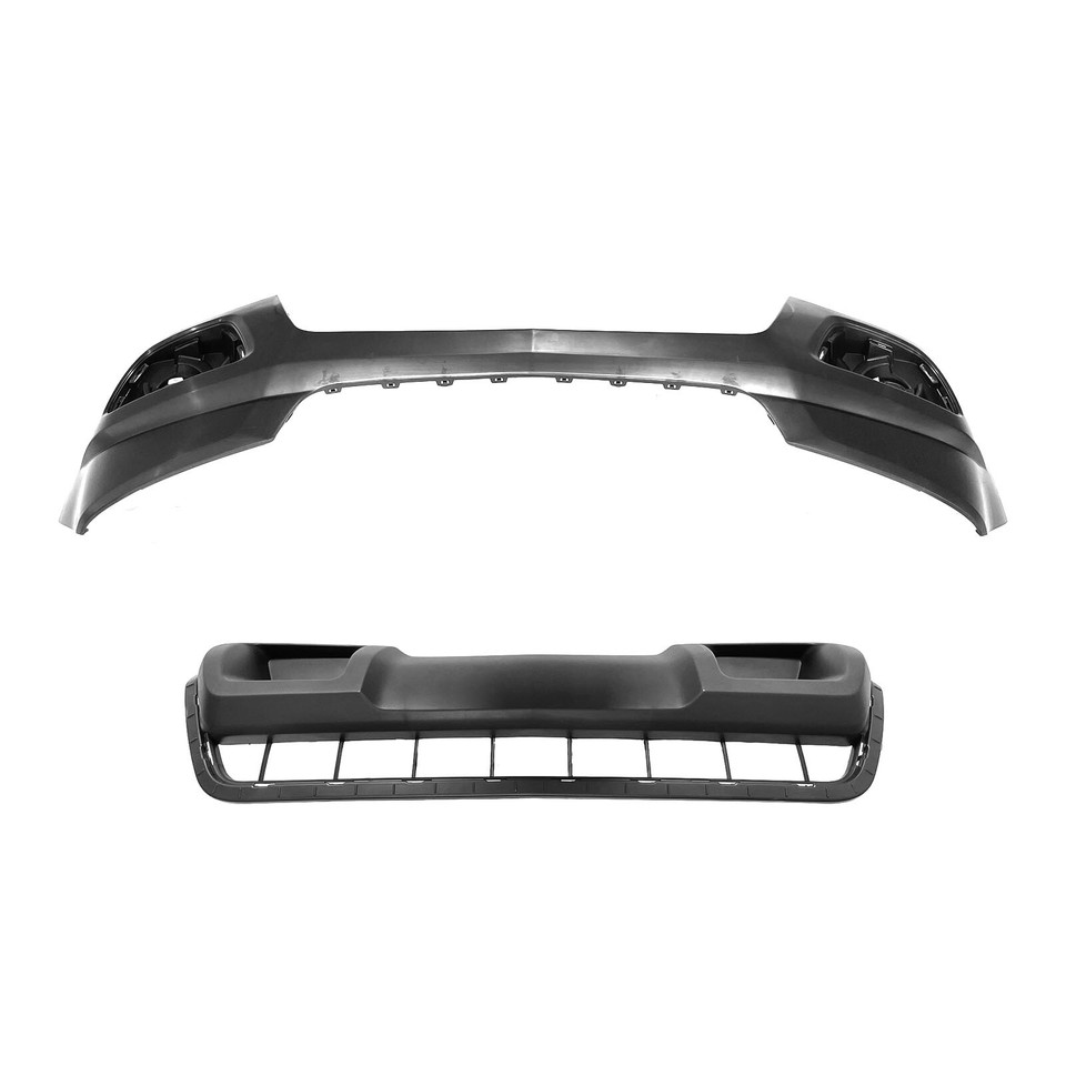2015-2020 Chevy Colorado Front Upper Bumper Cover & Skid Plate | Black ...