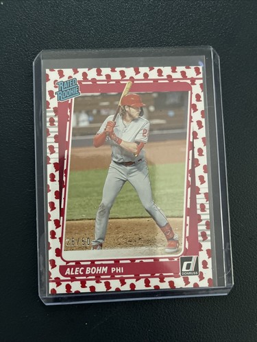 Alex Bohm 2021 Panini Donruss Insert Variant Rated Rookie #35 #26/50 | eBay