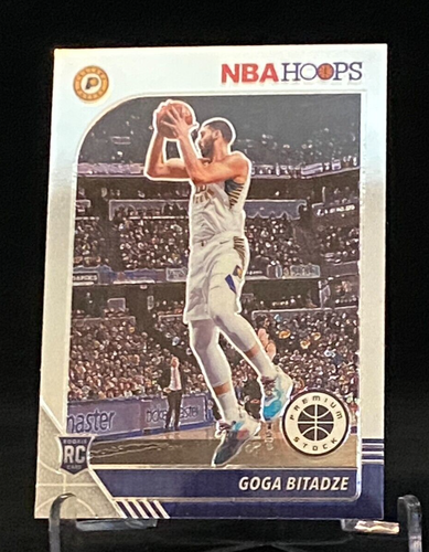 2019-20 Panini Hoops Premium Stock Rookie Card #215 Goga Bitadze ...