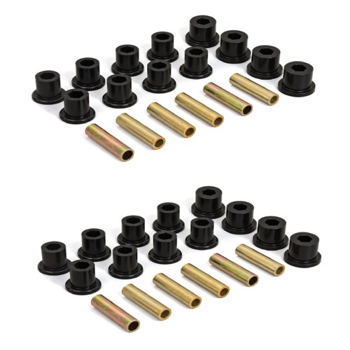 Daystar KJ02007BK Front & Rear Spring Shackle Bushing Kits for 87-96 ...
