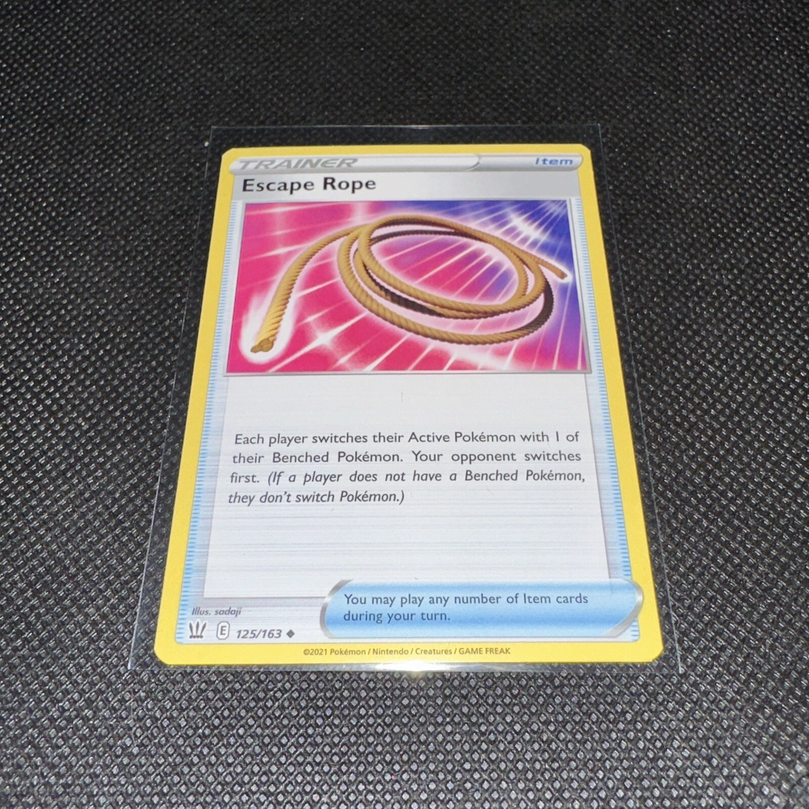 Pokémon TCG Escape Rope Sword & Shield - Battle Styles 125/163 Regular ...