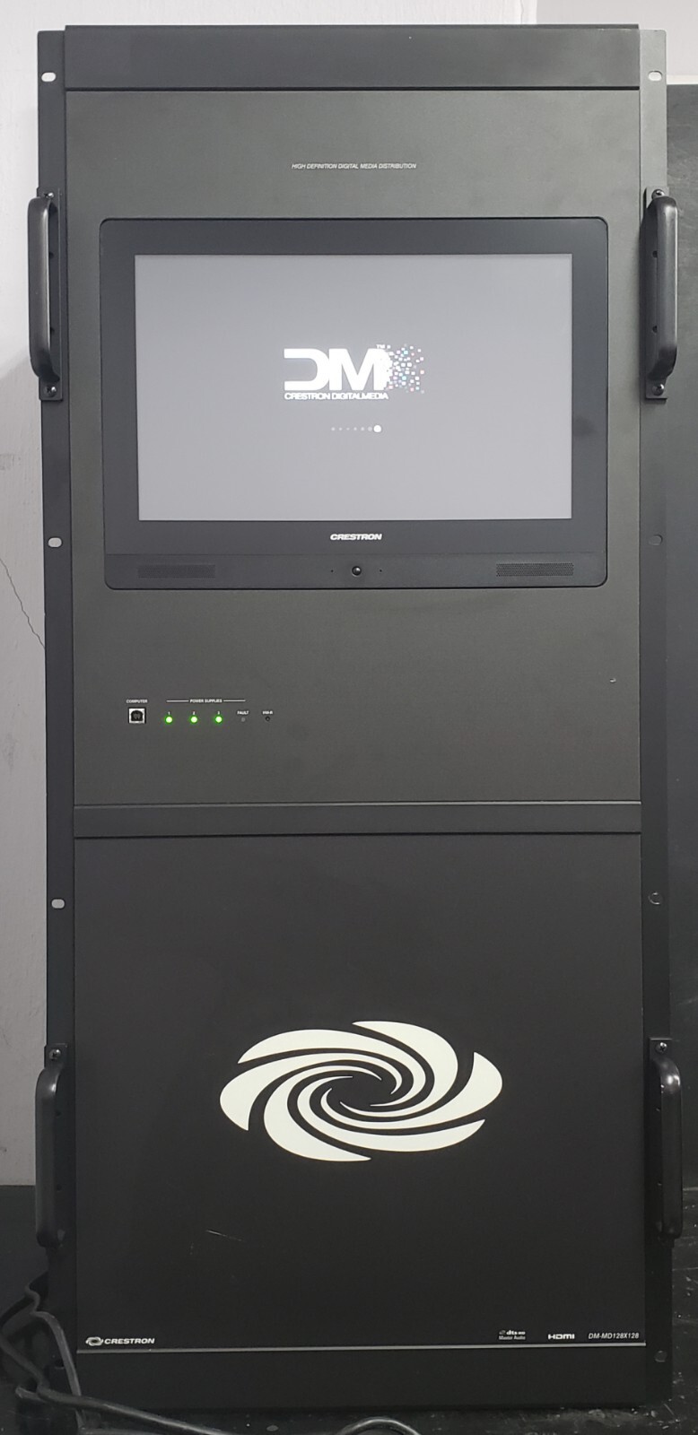 Crestron DM-MD128X128 DigitalMedia Switcher w/10 DMB-I-S2 &10 DMB-O-S2 ...