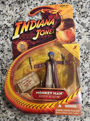 Monkey Man Raiders of the Lost Ark 2008 INDIANA JONES Hasbro MOC NEW | eBay