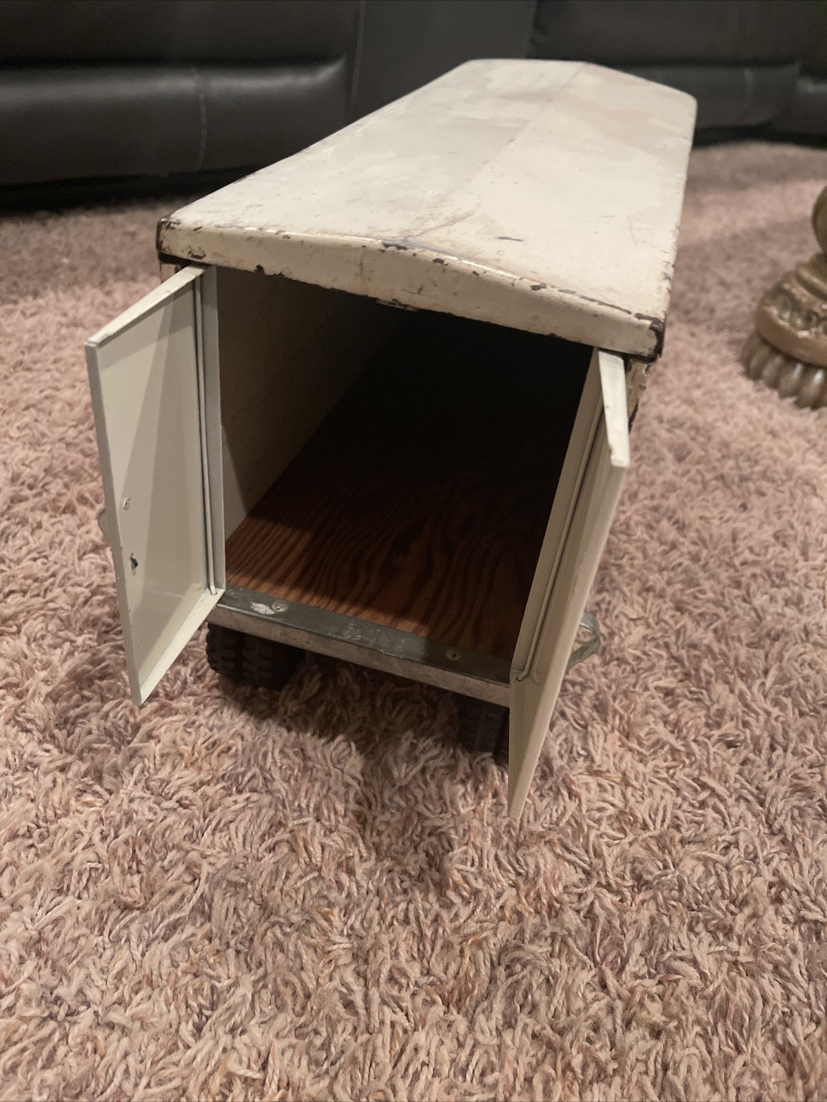 Vintage 1954 Tonka Green Giant #650-6 semi trailer original w play wear ...