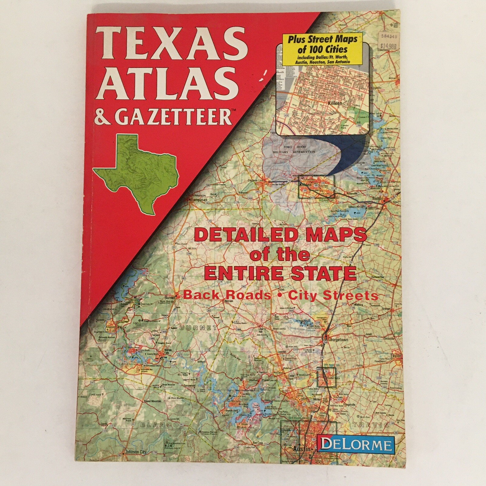 Texas Atlas & Gazetteer DeLorme 1995 - 168 Pages - First Edition Second ...
