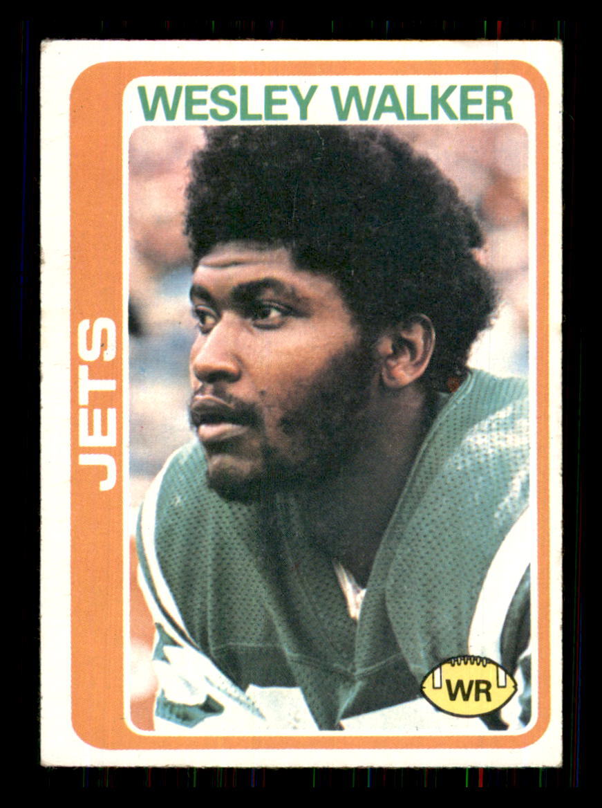 1978 Football Topps Wesley Walker New York Jets #327 RC4 | eBay