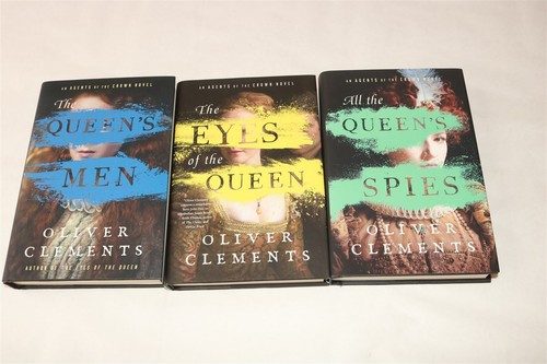 LOT OF 3 OLIVER CLEMENTS HB/DJ BOOKS - Agents of the Crown - Queen's ...