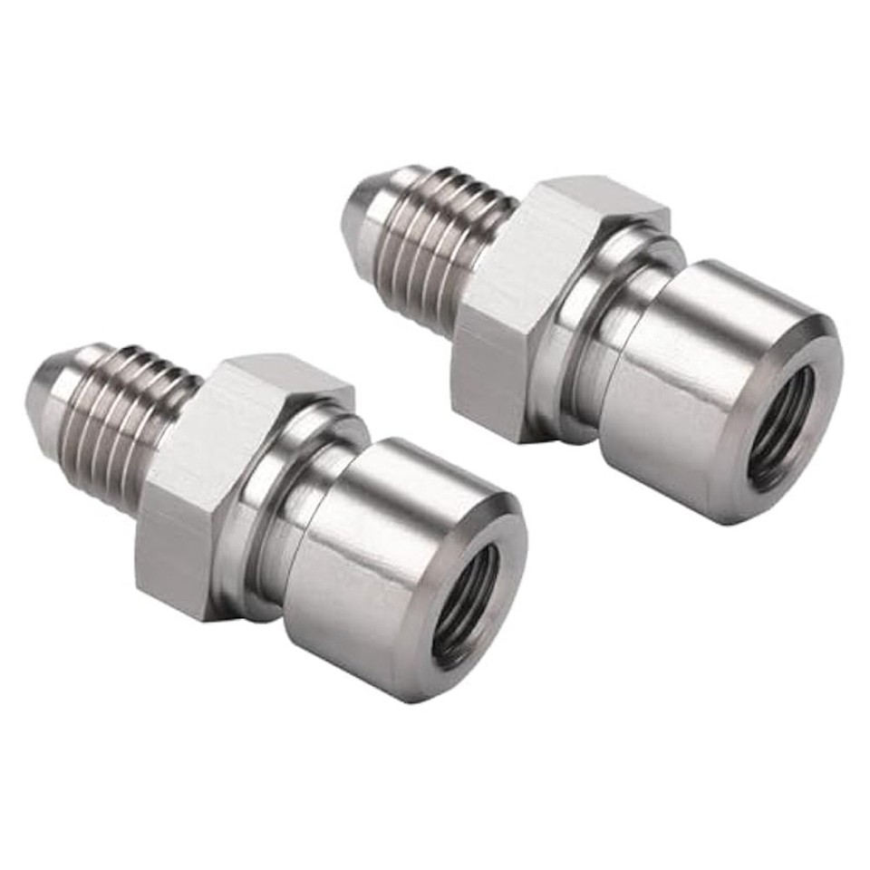 4AN Male to M10x1.25 Metric Inverted Flare Female Brake Line ...