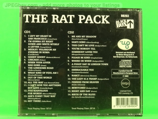 THE RAT PACK THE LADY IS A STRAMP (2xCDs) (Z129) 20+ Track CD Album ...